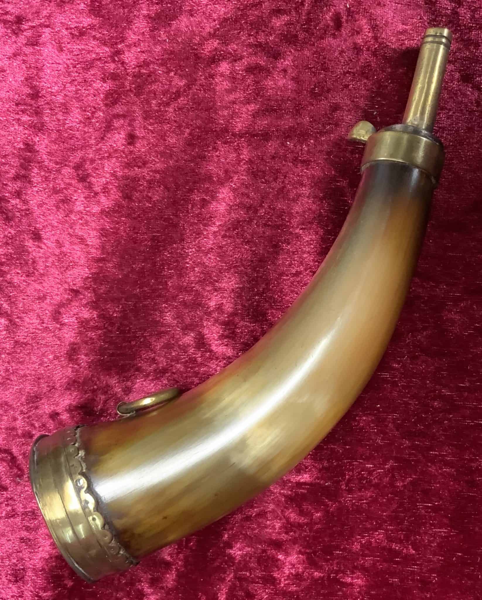 Horn Powder Flask - Powder Flask UK