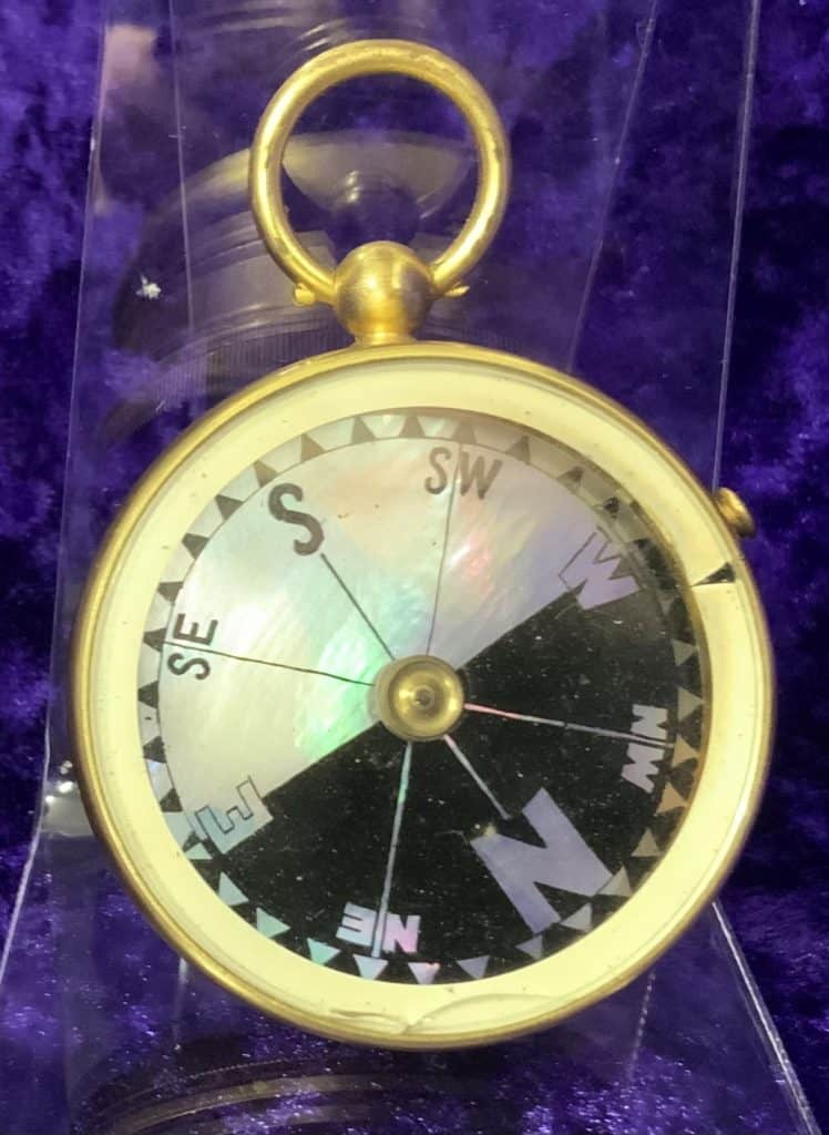 Double Sided Pocket Barometer - Powder Flask UK