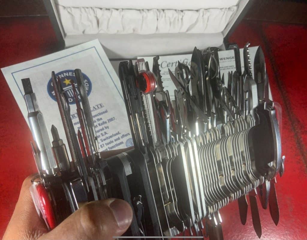 Wenger Giant Swiss Army Knife - Powder Flask UK