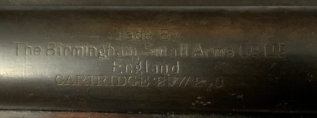 BSA No.7 Superb .297/250 Rook Rifle - Powder Flask UK