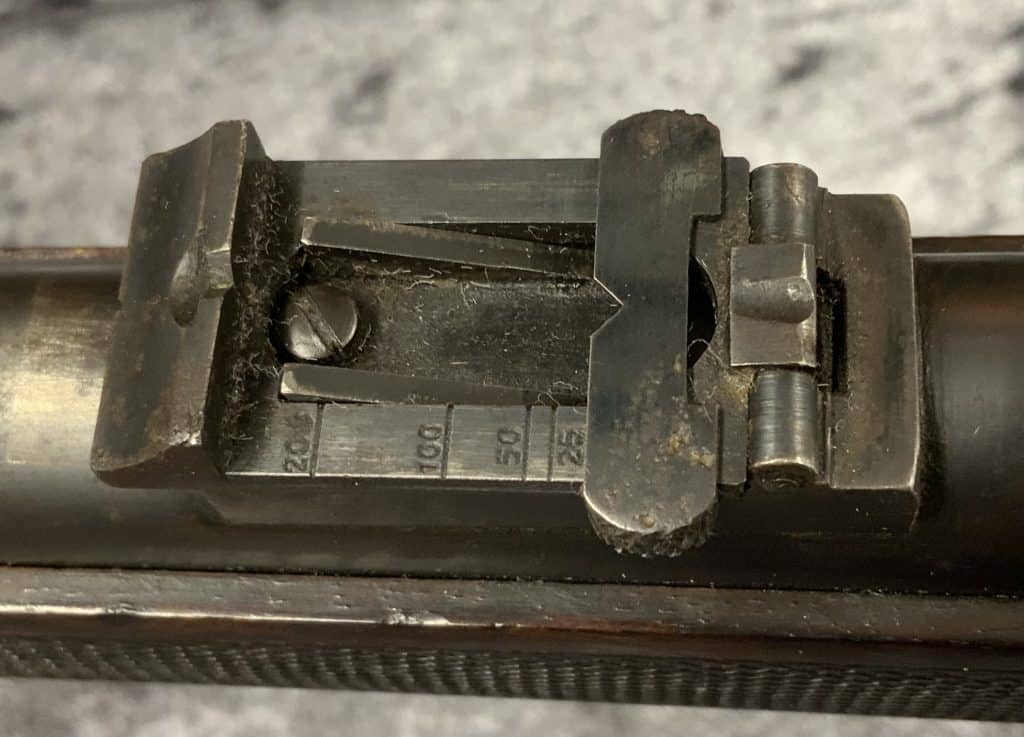 BSA No.7 Superb .297/250 Rook Rifle - Powder Flask UK