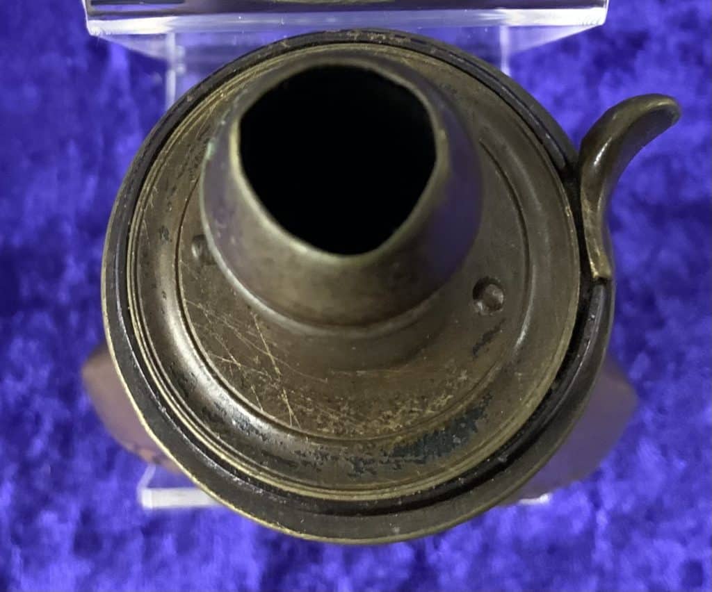 Sykes Patent Embossed Powder Flask - Powder Flask UK