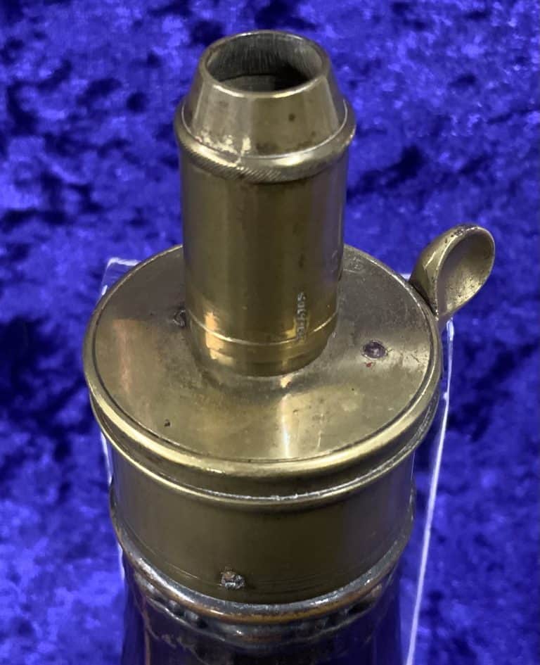 G & J.W Hawksley Embossed Powder Flask - Powder Flask UK