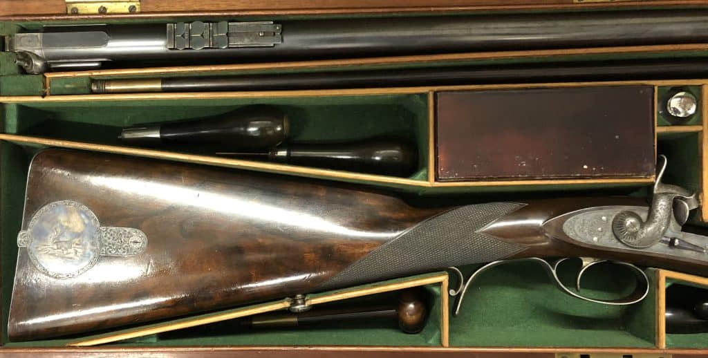 Cased .450 (52-Bore) Whitworth Patent Sporting & Target Rifle - Powder ...