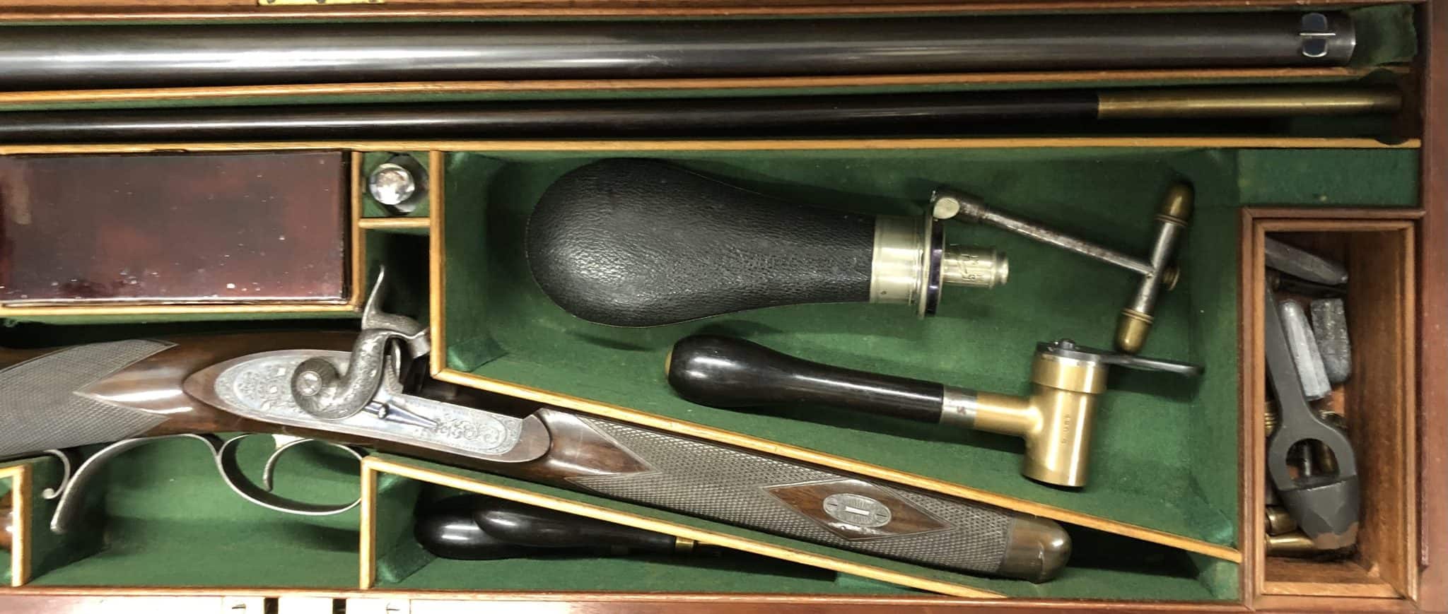 Cased .450 (52-Bore) Whitworth Patent Sporting & Target Rifle - Powder ...